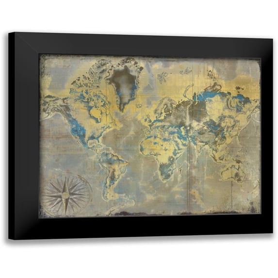 Allen, Kimberly 14x12 Black Modern Framed Museum Art Print Titled ...