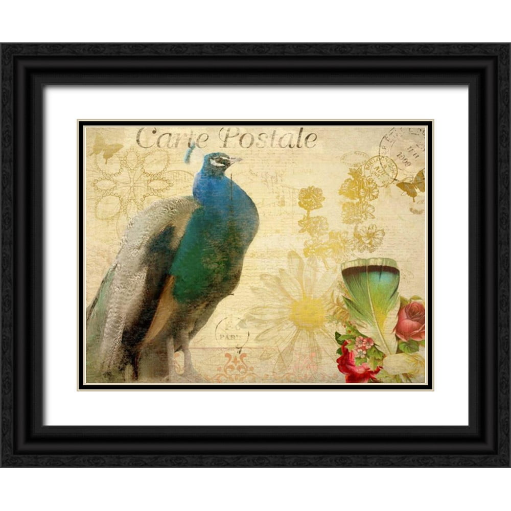 Allen, Kimberly 14x12 Black Ornate Wood Framed with Double Matting ...