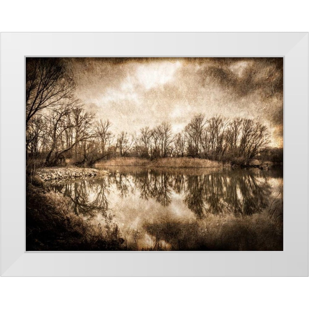 Allen, Kimberly 14x12 White Modern Wood Framed Museum Art Print Titled ...