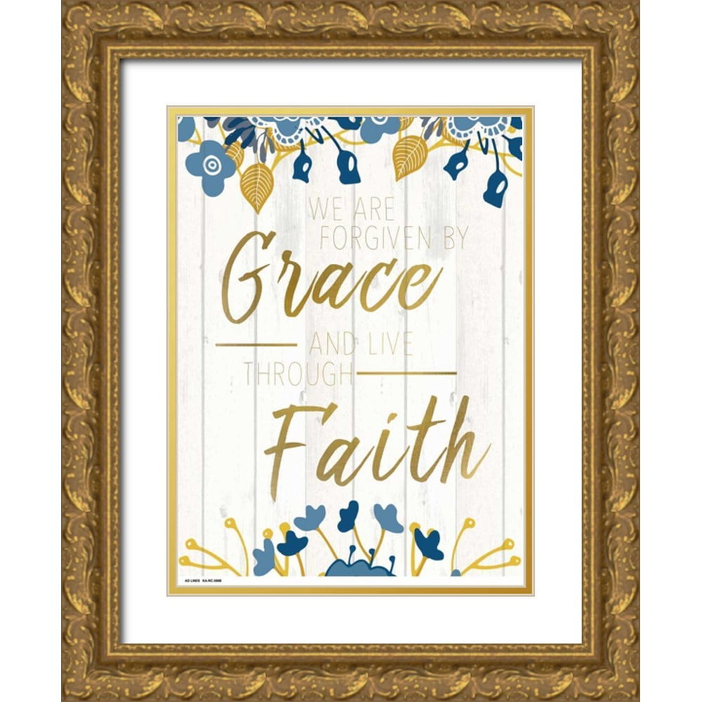 Allen, Kimberly 14x18 Gold Ornate Wood Framed with Double Matting ...