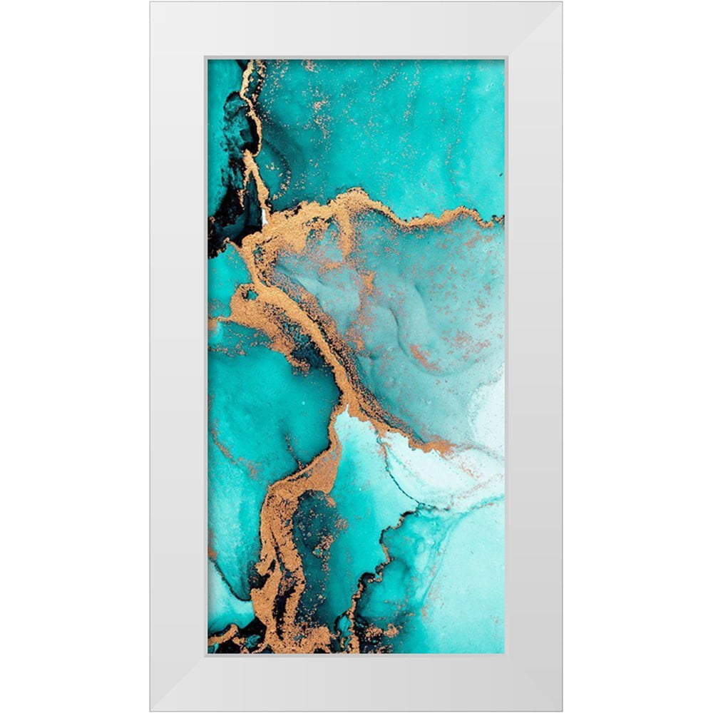 Allen, Kimberly 14x24 White Modern Wood Framed Museum Art Print Titled ...