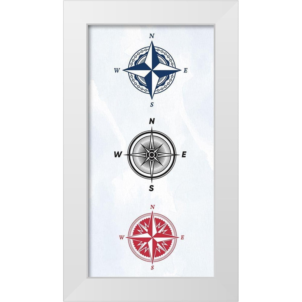 Allen, Kimberly 14x24 White Modern Wood Framed Museum Art Print Titled ...
