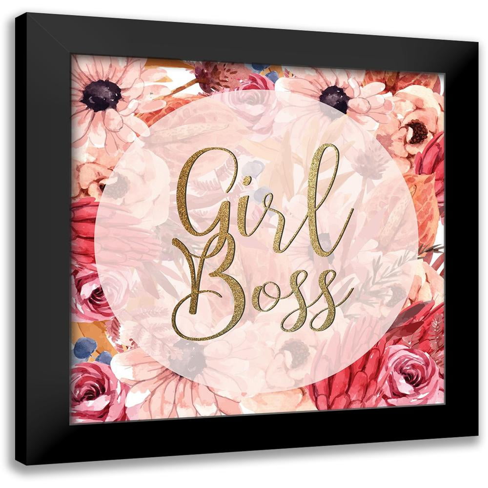 Allen, Kimberly 15x15 Black Modern Framed Museum Art Print Titled - Girl Boss Fall 3 - Walmart.com