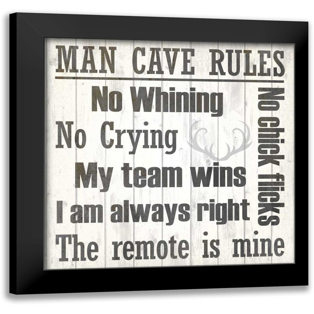 Allen, Kimberly 15x15 Black Modern Framed Museum Art Print Titled - Man ...