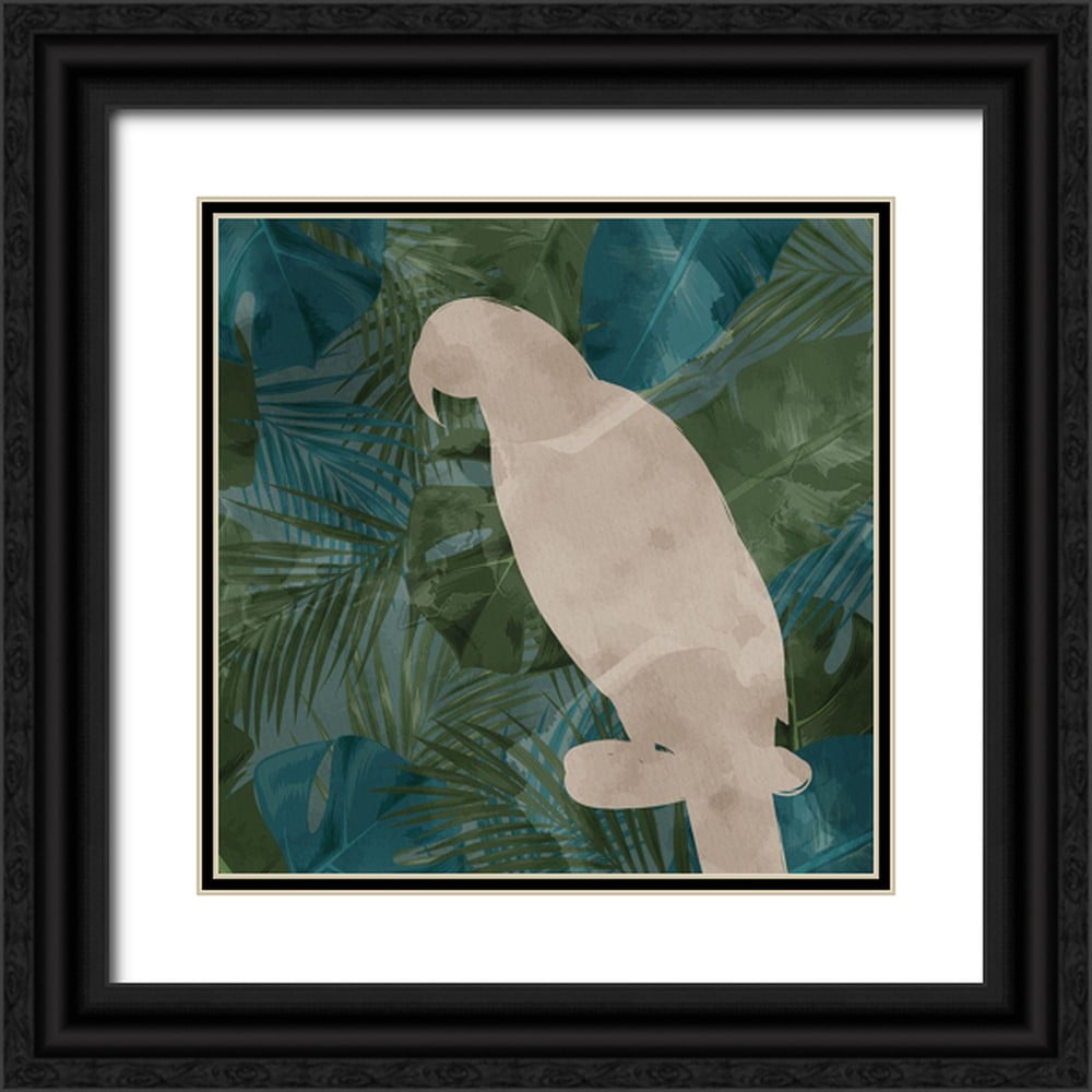 Allen, Kimberly 15x15 Black Ornate Wood Framed with Double Matting ...