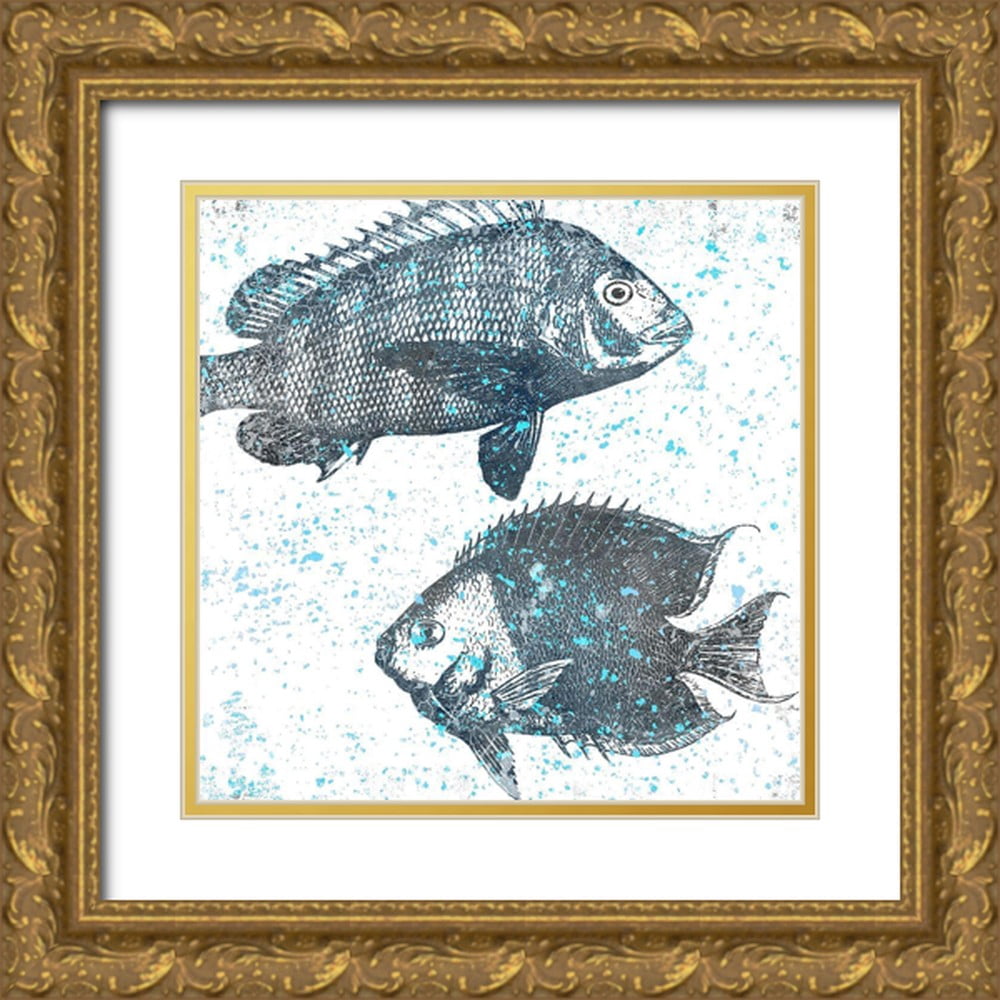 Allen, Kimberly 15x15 Gold Ornate Wood Framed with Double Matting ...