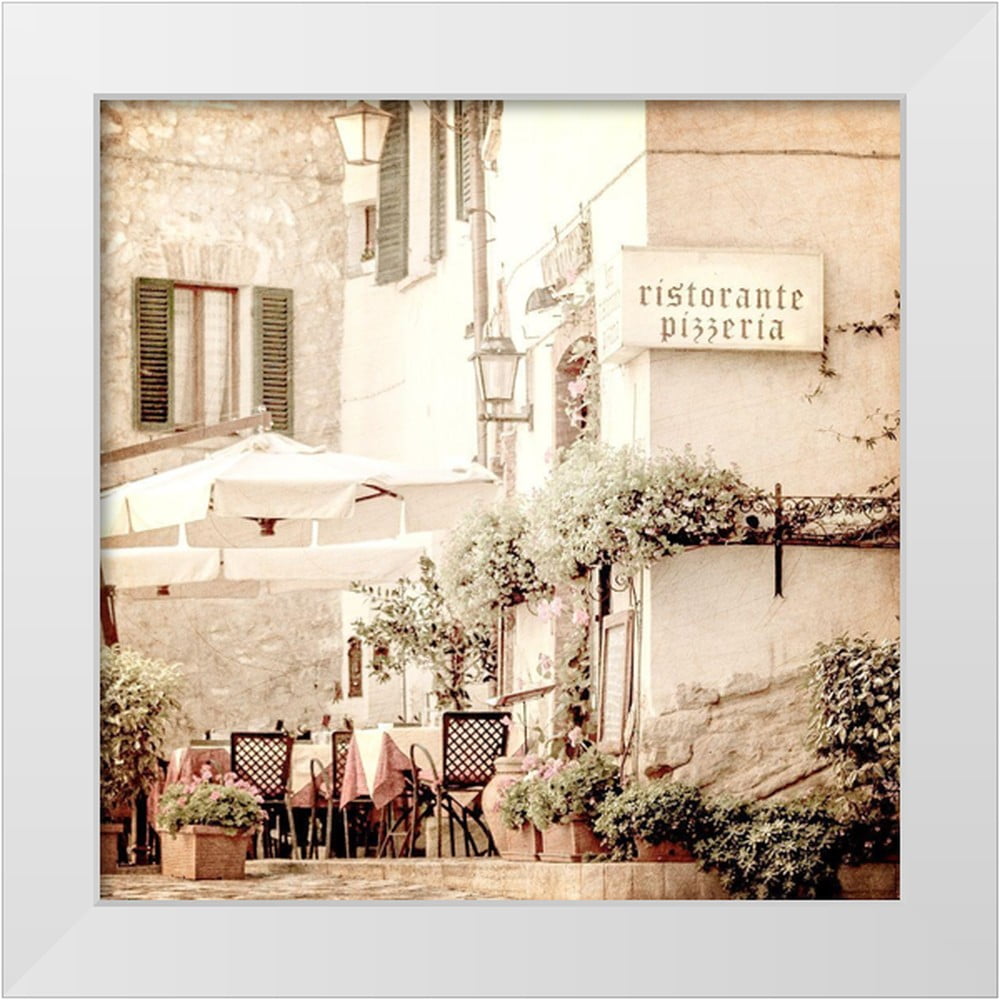 Allen, Kimberly 15x15 White Modern Wood Framed Museum Art Print Titled - Paris Bistro 3 ...