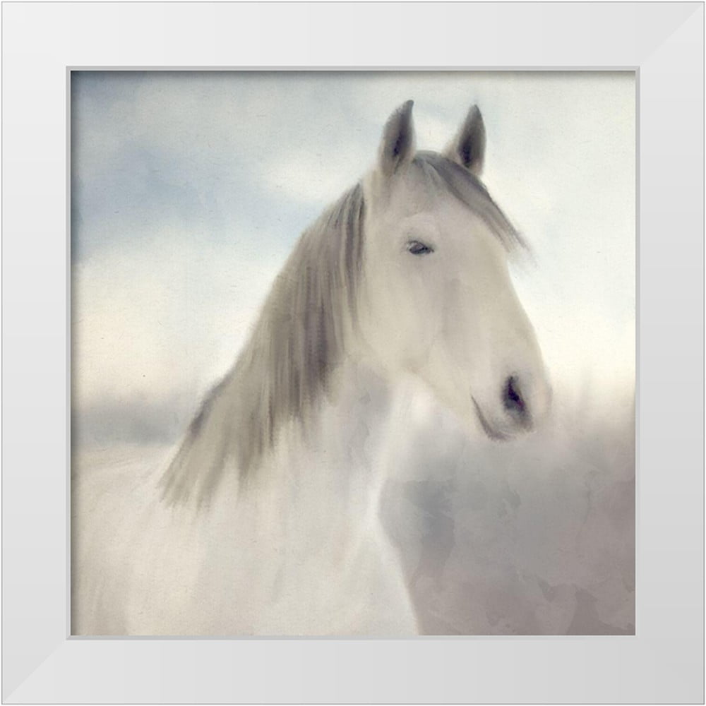 Allen, Kimberly 15x15 White Modern Wood Framed Museum Art Print Titled - Serene - Walmart.com