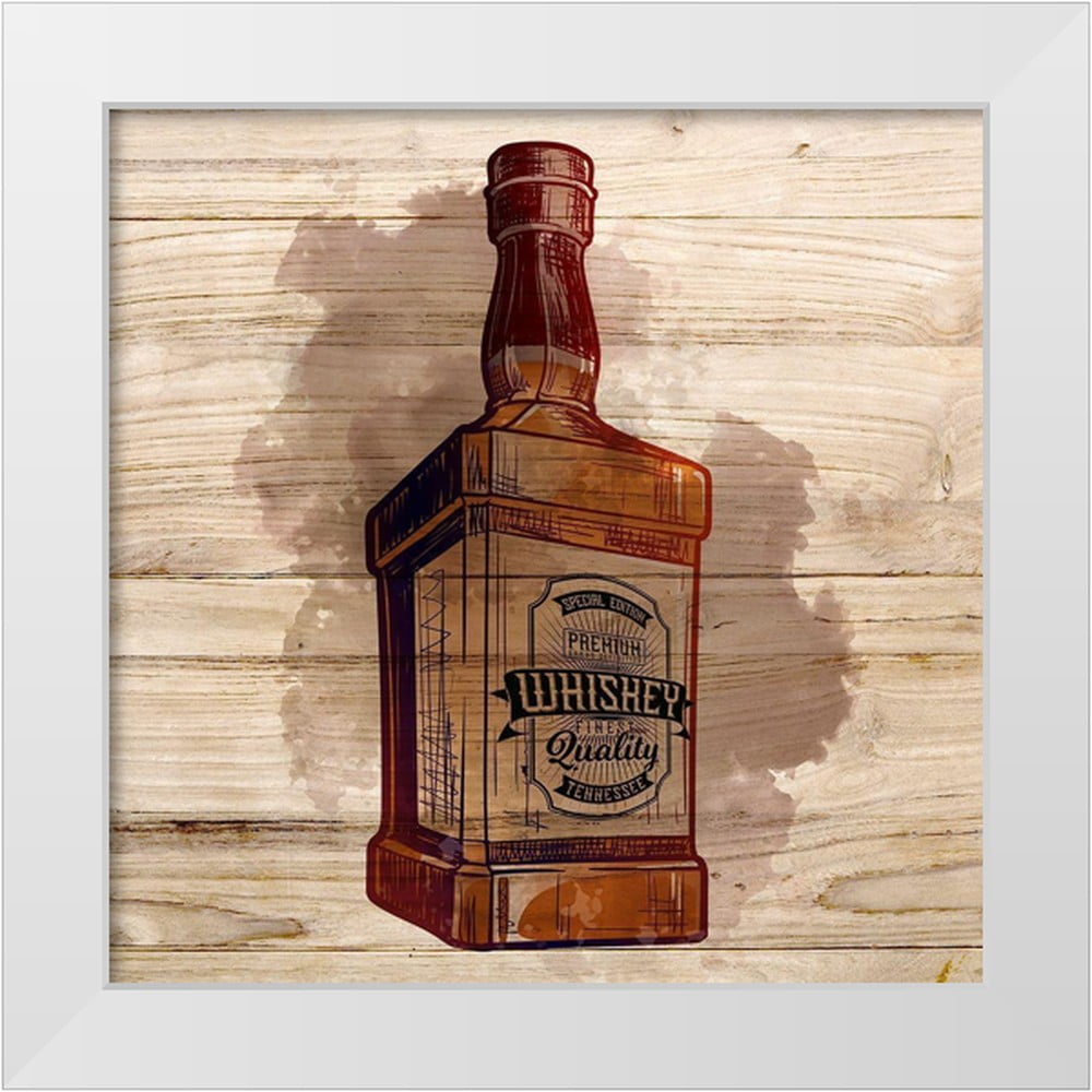Allen, Kimberly 15x15 White Modern Wood Framed Museum Art Print Titled - Whiskey 1 - Walmart.com