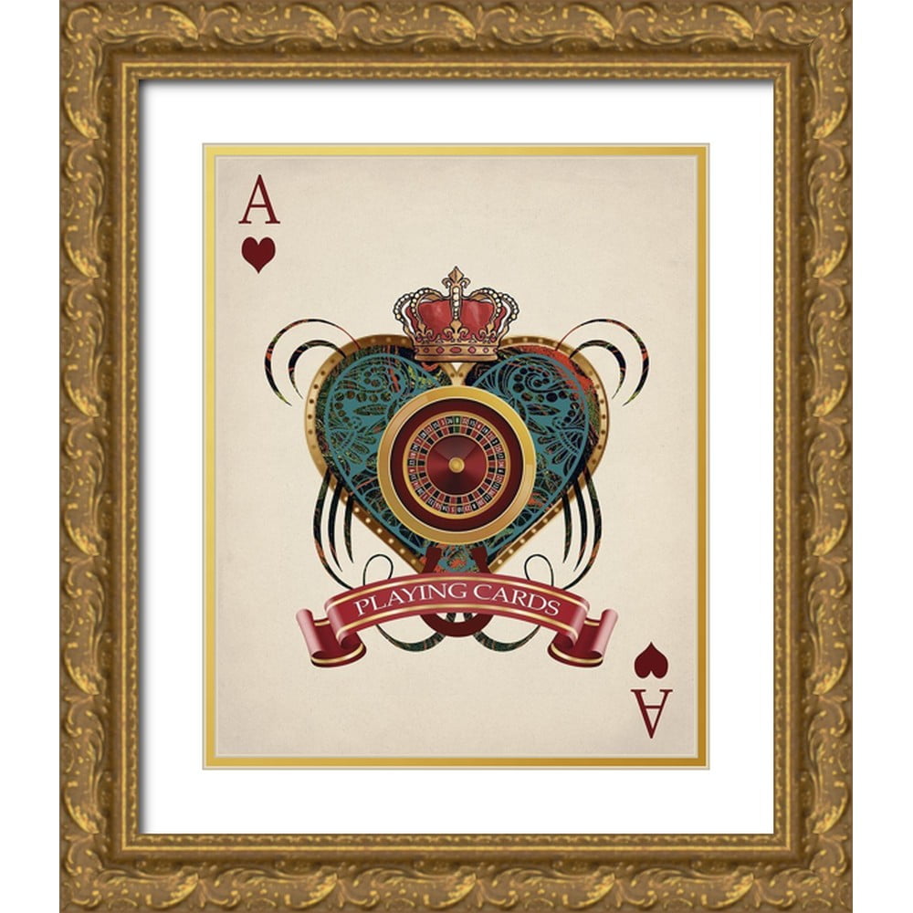 Allen, Kimberly 15x18 Gold Ornate Wood Framed with Double Matting ...