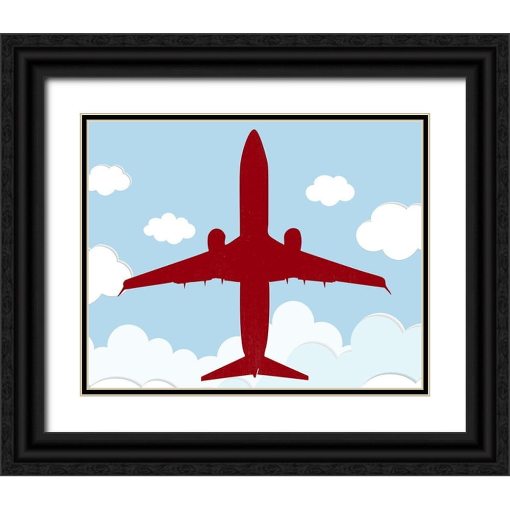 Allen, Kimberly 18x15 Black Ornate Wood Framed with Double Matting ...