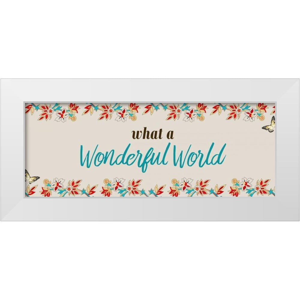 Allen, Kimberly 18x9 White Modern Wood Framed Museum Art Print Titled ...