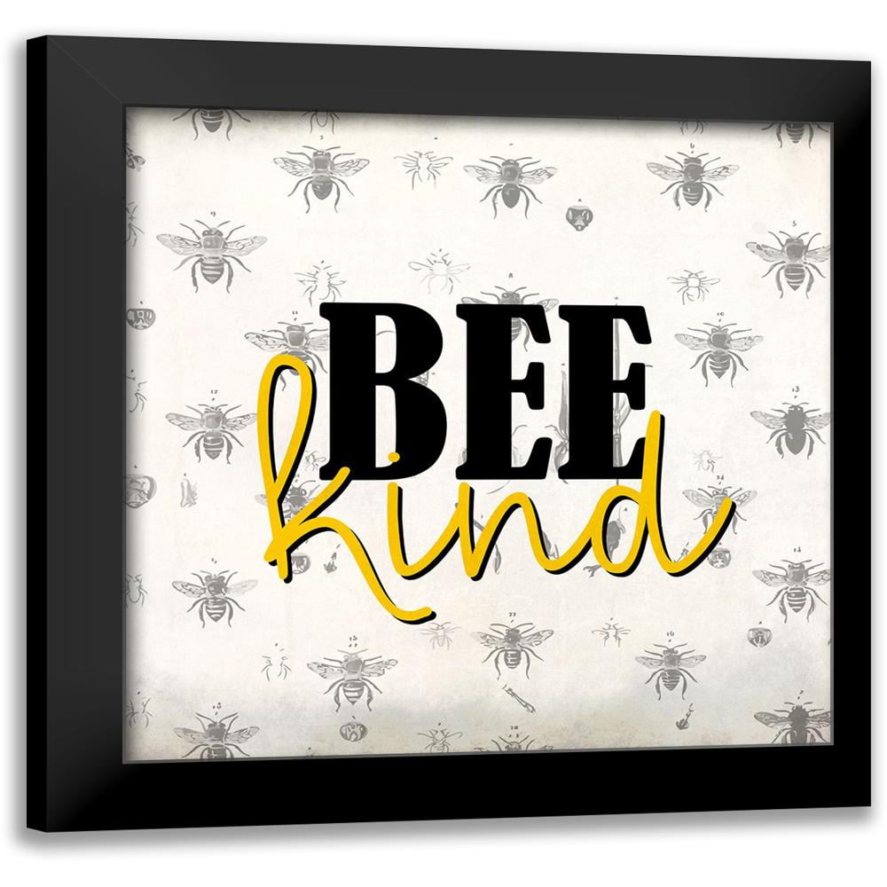 Allen, Kimberly 20x20 Black Modern Framed Museum Art Print Titled - Bee ...