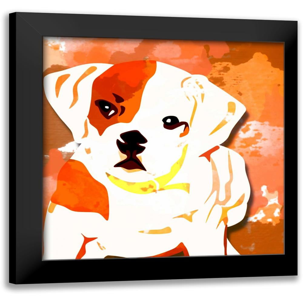 Allen, Kimberly 20x20 Black Modern Framed Museum Art Print Titled - Dog ...