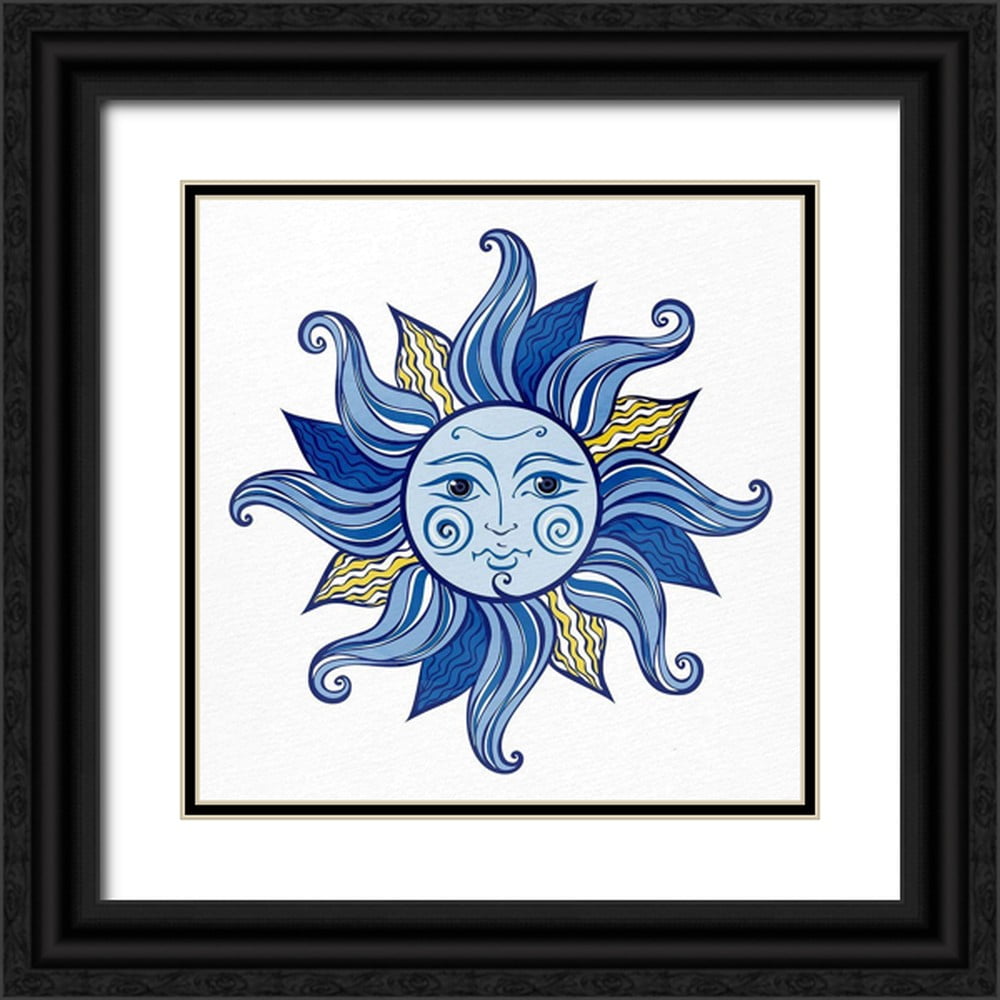 Allen, Kimberly 20x20 Black Ornate Wood Framed with Double Matting Museum Art Print Titled ...