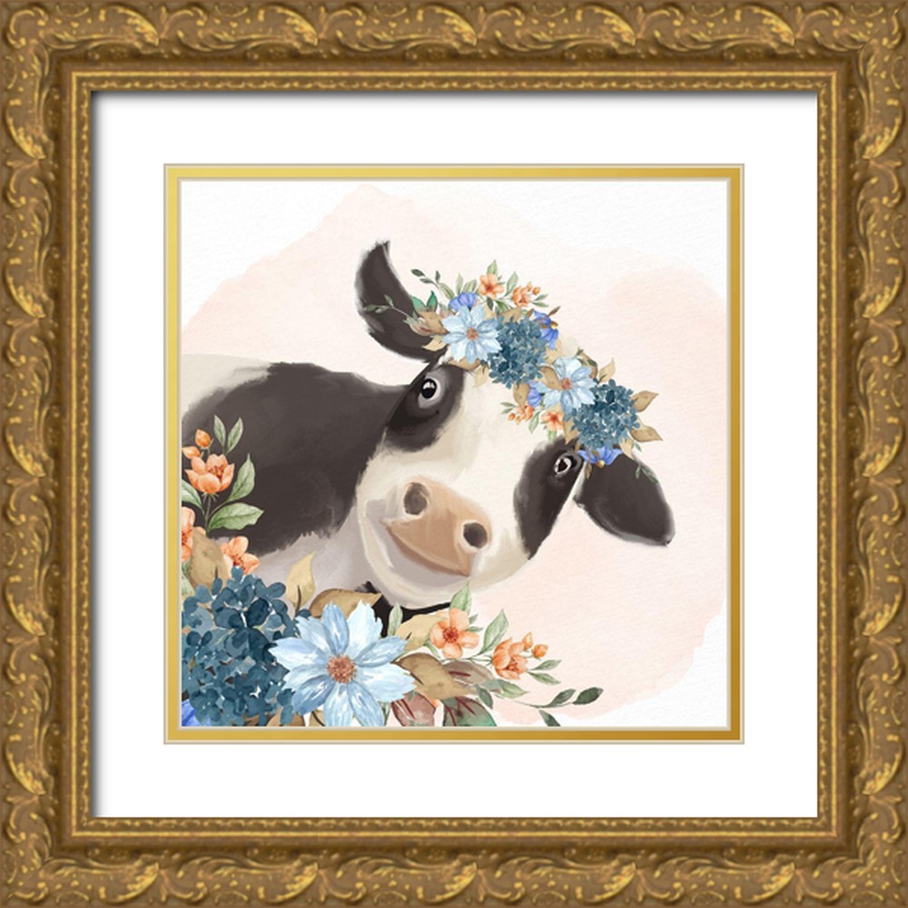 Allen, Kimberly 20x20 Gold Ornate Wood Framed with Double Matting ...