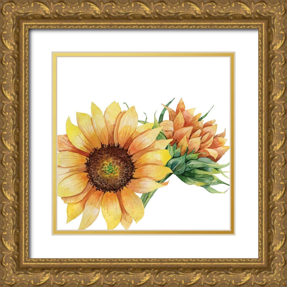 Allen, Kimberly 20x20 Gold Ornate Wood Framed with Double Matting ...
