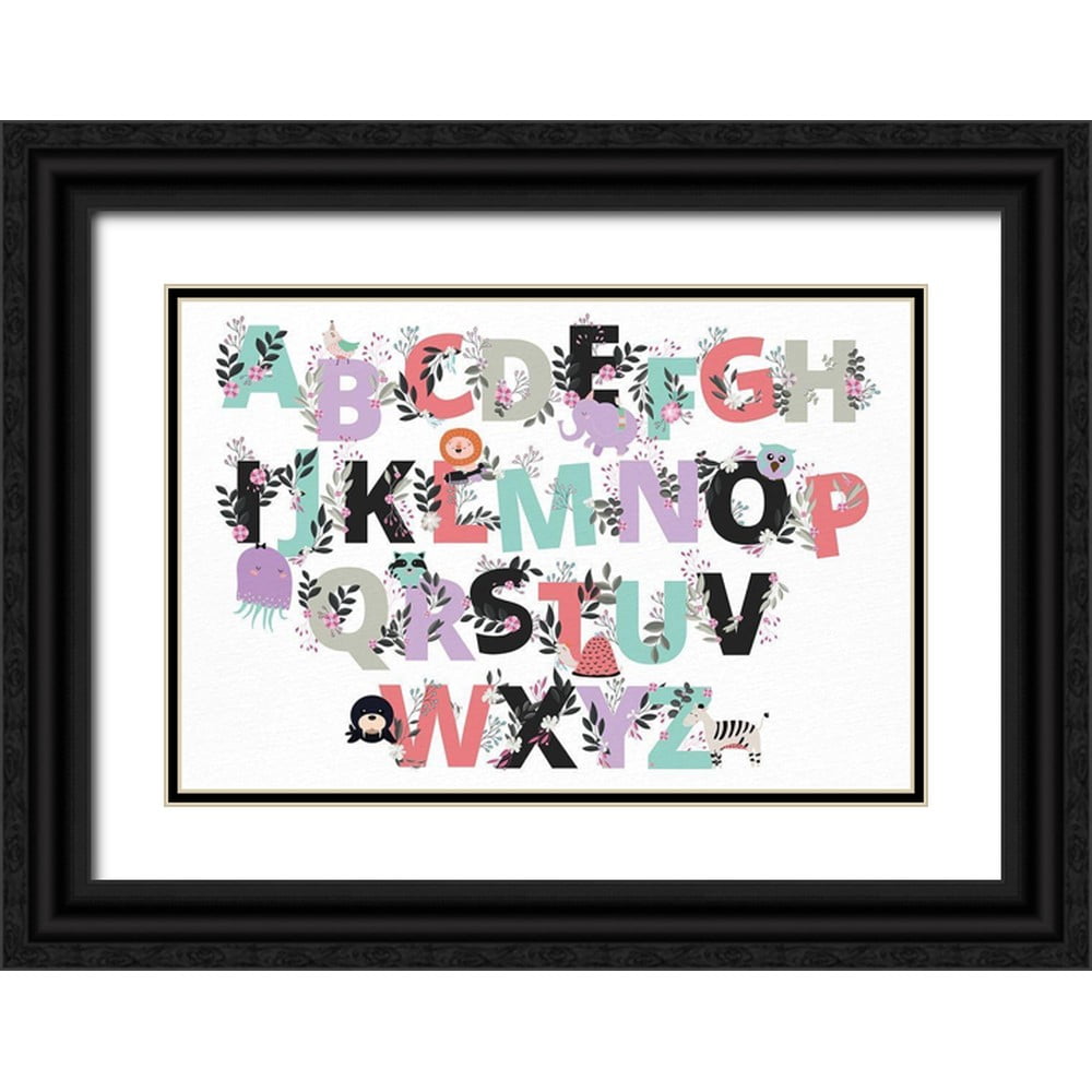 Allen, Kimberly 24x17 Black Ornate Wood Framed with Double Matting ...