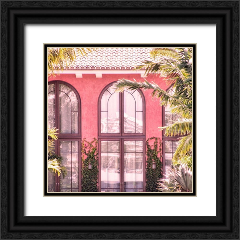 Allen, Kimberly 26x26 Black Ornate Wood Framed with Double Matting ...