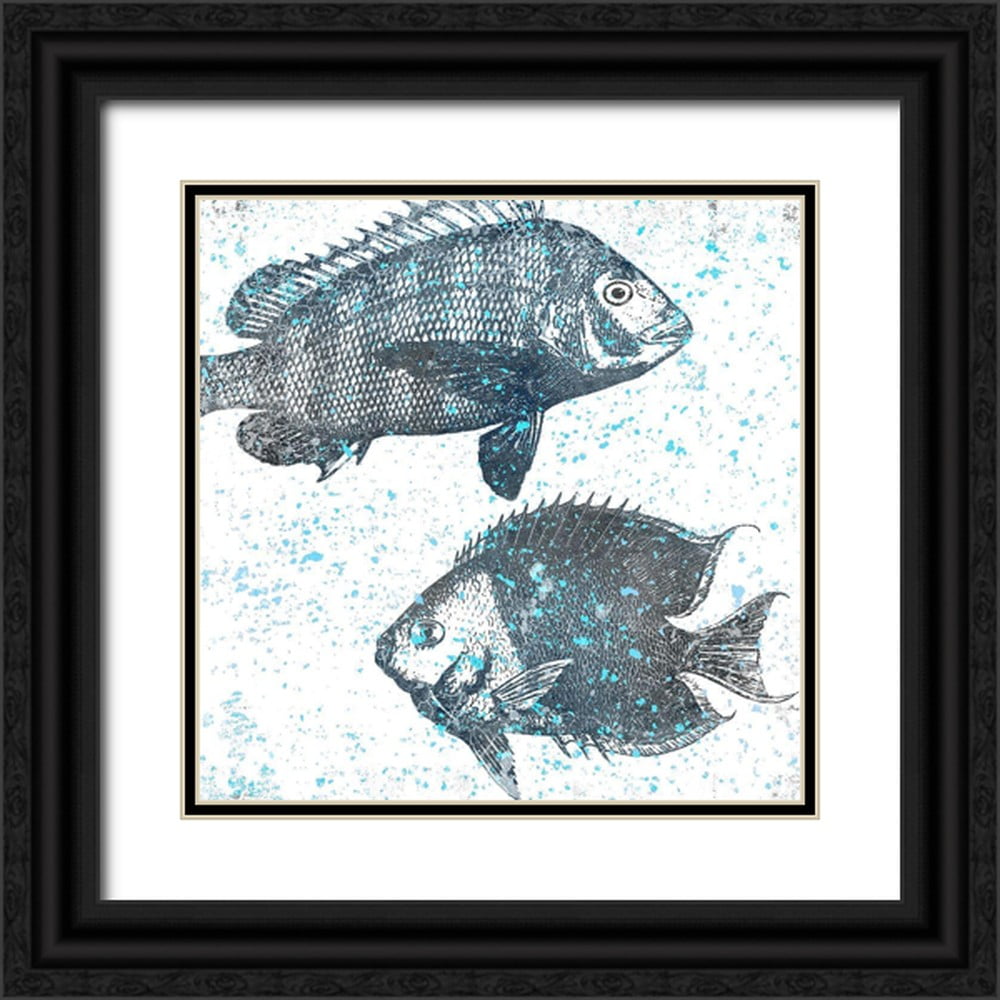 Allen, Kimberly 26x26 Black Ornate Wood Framed with Double Matting ...