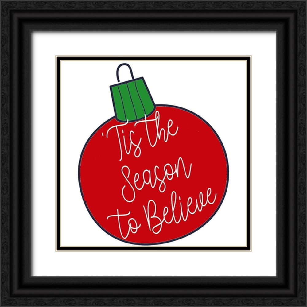 Allen, Kimberly 26x26 Black Ornate Wood Framed with Double Matting ...