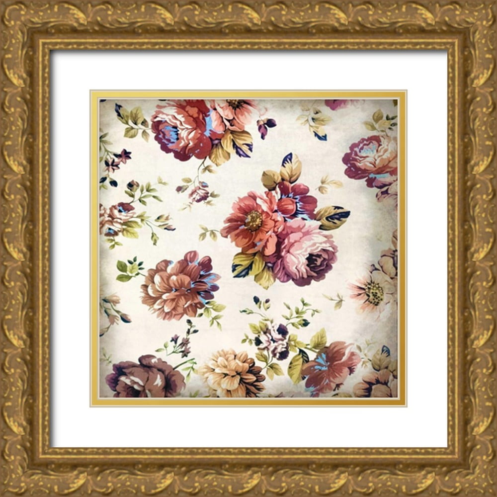 Allen, Kimberly 26x26 Gold Ornate Wood Framed with Double Matting ...