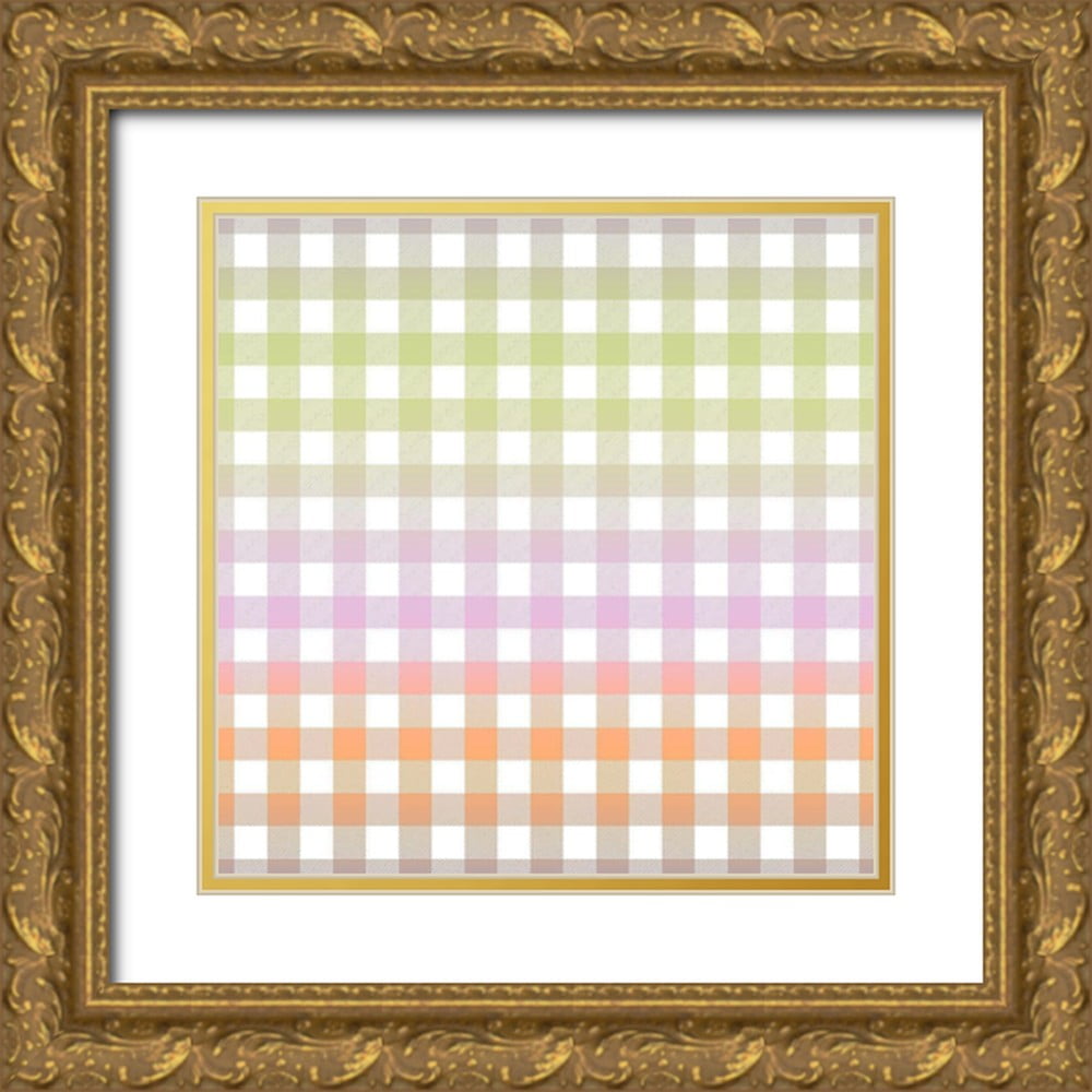 Allen, Kimberly 26x26 Gold Ornate Wood Framed with Double Matting ...