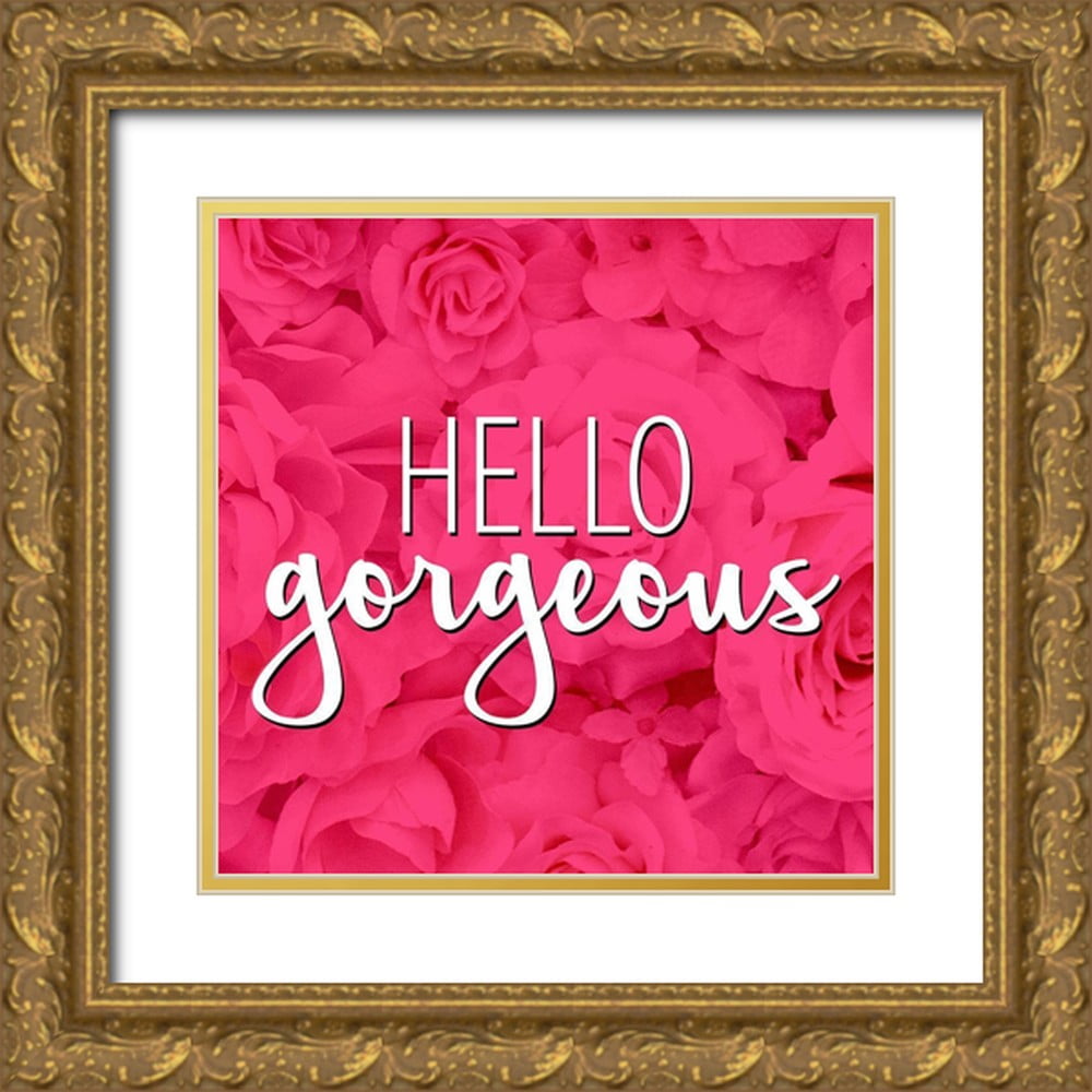 Allen, Kimberly 26x26 Gold Ornate Wood Framed with Double Matting Museum Art Print Titled - Lady ...