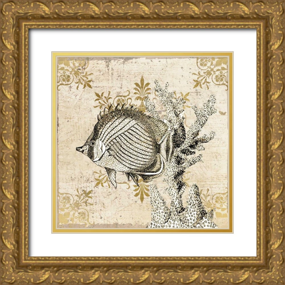 Allen, Kimberly 26x26 Gold Ornate Wood Framed with Double Matting Museum Art Print Titled ...