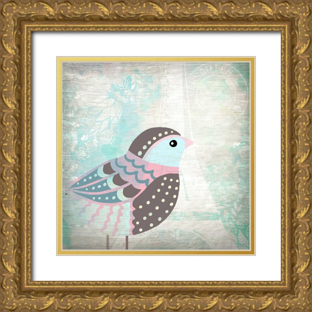 Allen, Kimberly 26x26 Gold Ornate Wood Framed with Double Matting ...