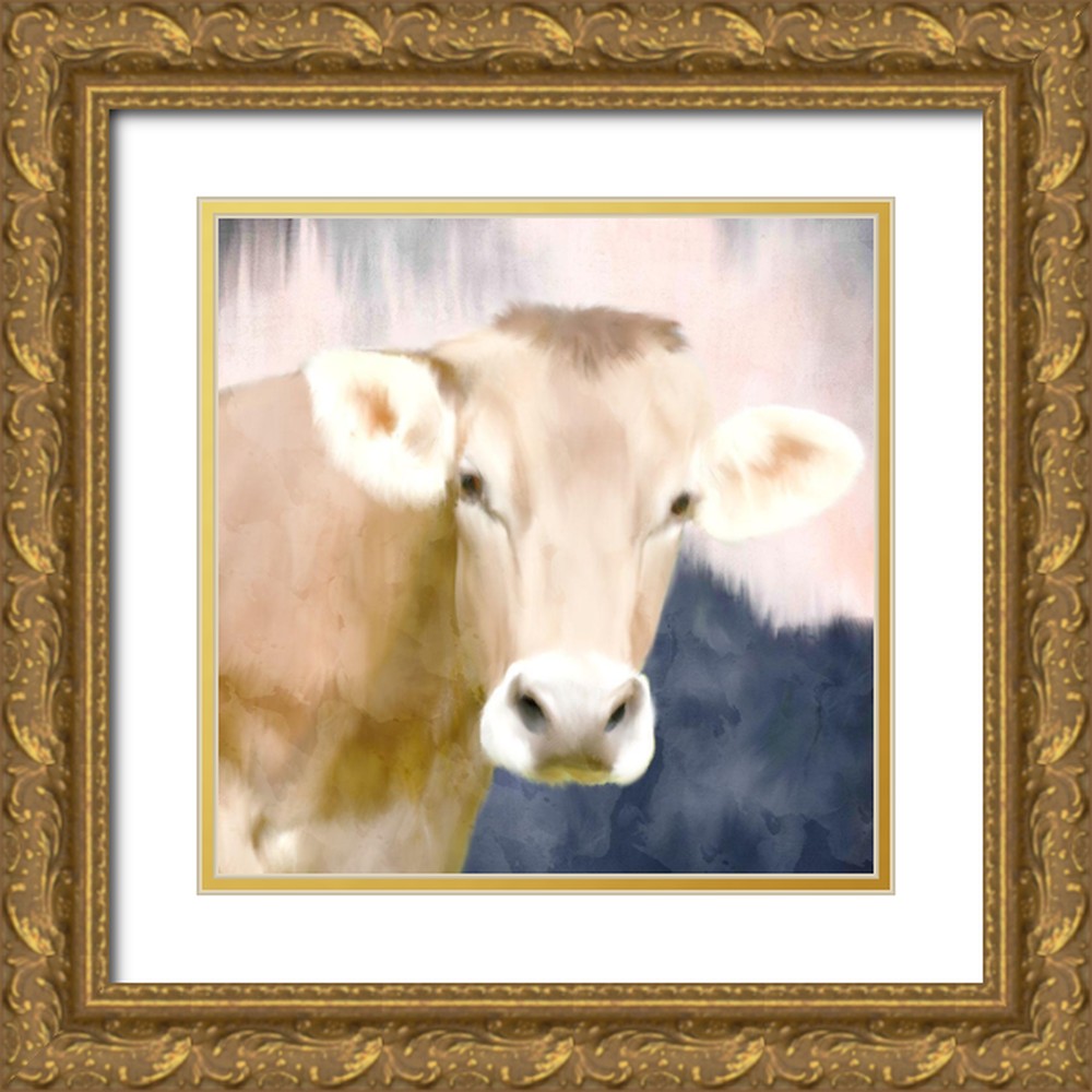 Allen, Kimberly 26x26 Gold Ornate Wood Framed with Double Matting ...