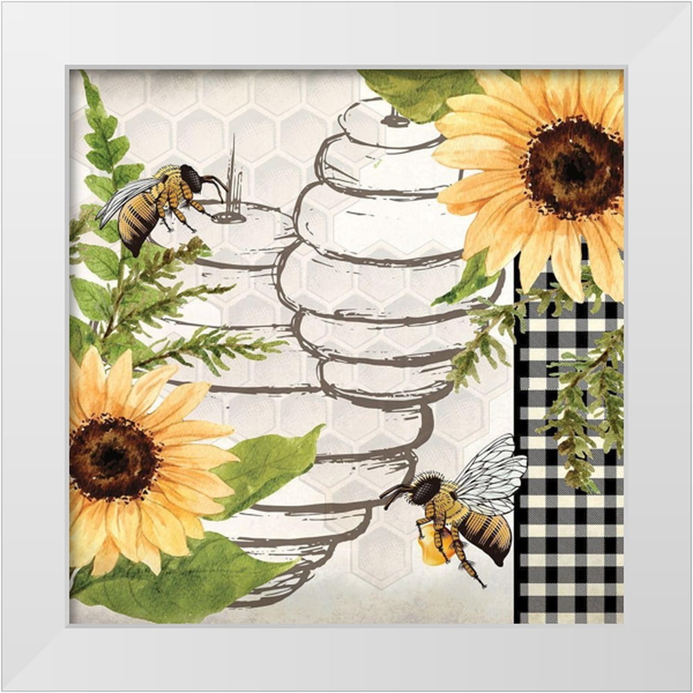 Allen, Kimberly 26x26 White Modern Wood Framed Museum Art Print Titled ...