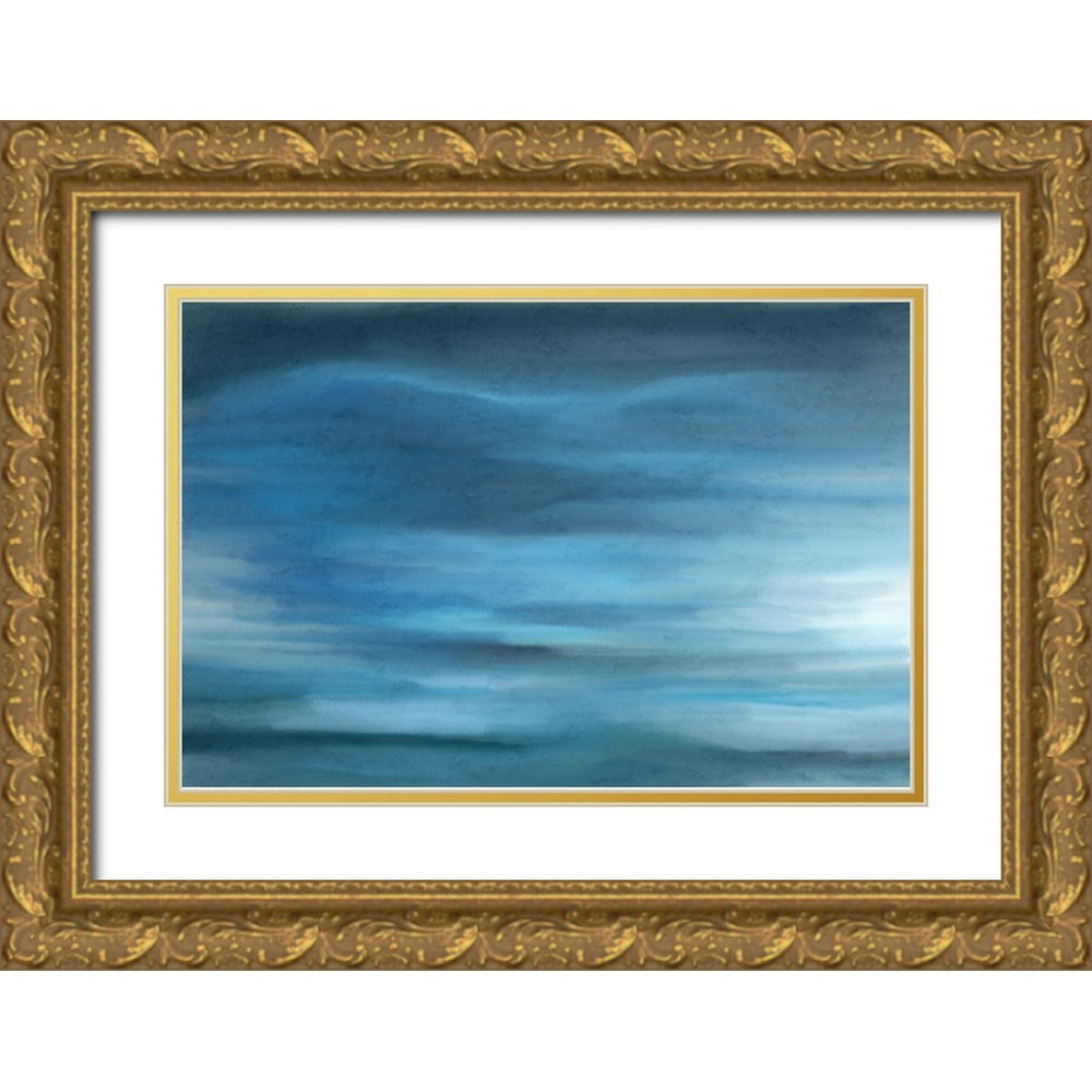 Allen, Kimberly 32x23 Gold Ornate Wood Framed with Double Matting ...