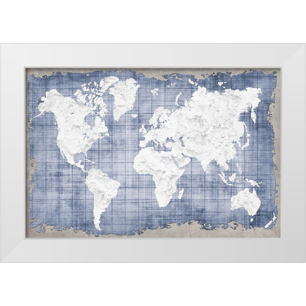 Allen, Kimberly 32x23 White Modern Wood Framed Museum Art Print Titled ...