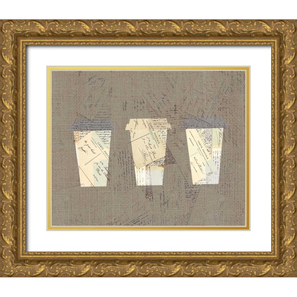 Allen, Kimberly 32x26 Gold Ornate Wood Framed with Double Matting ...
