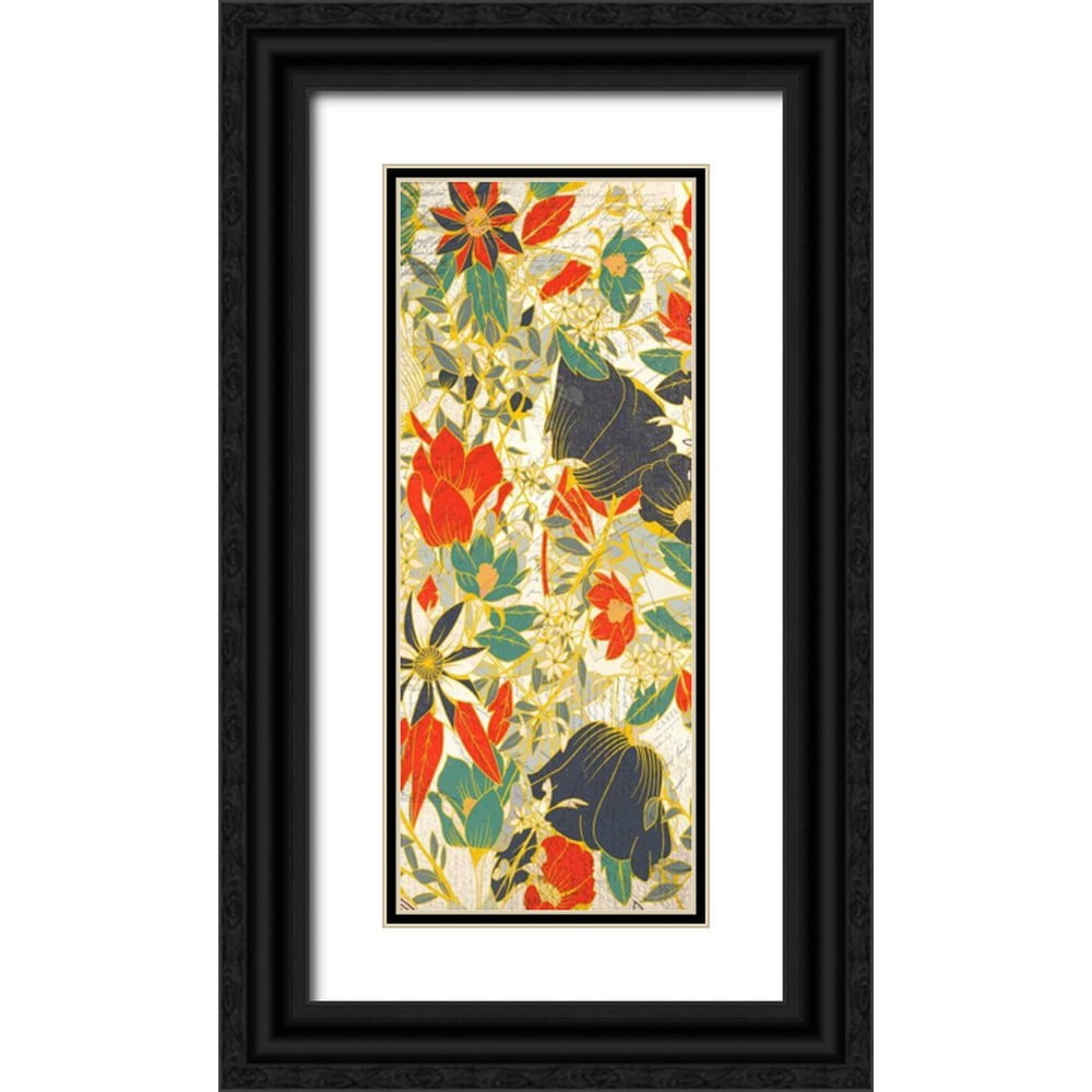Allen, Kimberly 8x14 Black Ornate Wood Framed with Double Matting ...