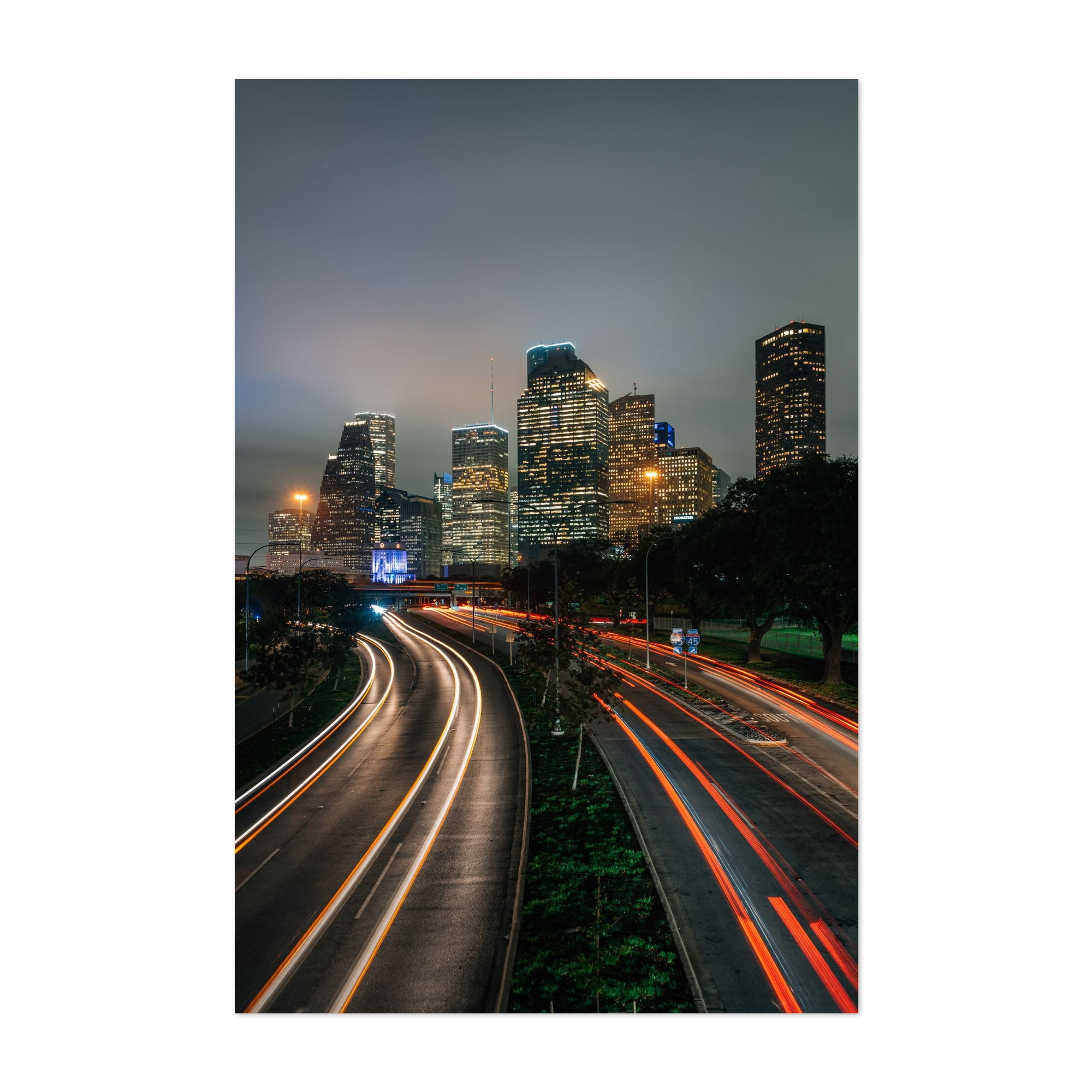 Allen Parkway 01 - Houston Texas Photography Skyline City Nightlife ...