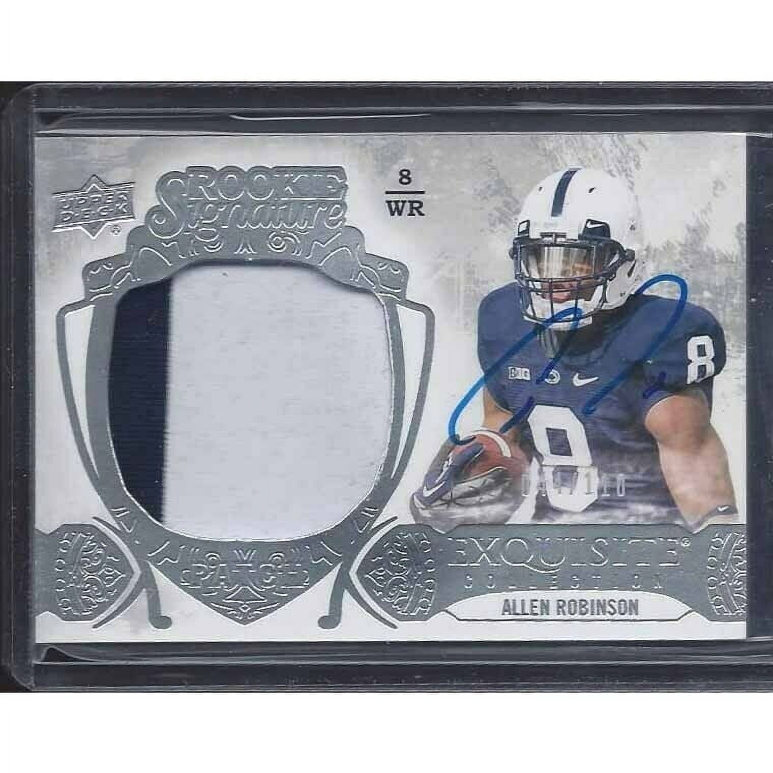 Allen Robinson 2014 Ud Exquisite Rpa Rookie 2clr Patch On Card Auto Rc ...