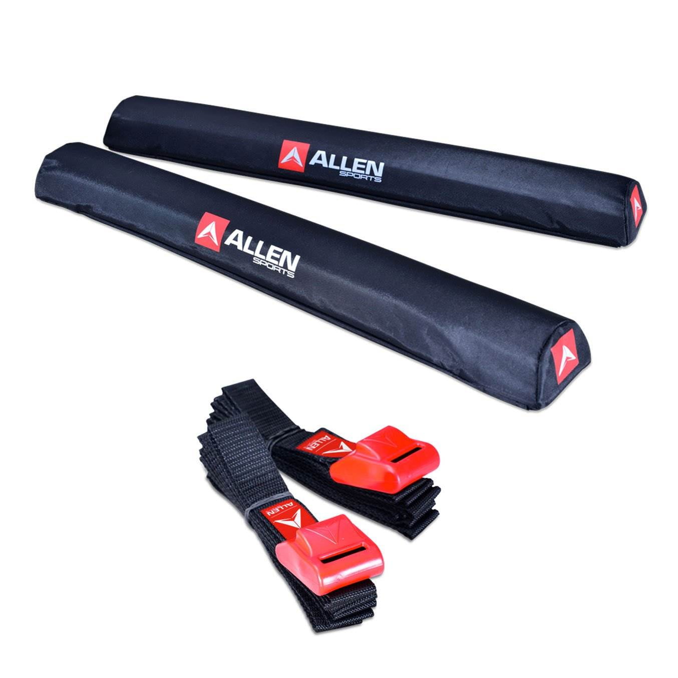 Allen Sports 24 in. Rooftop Surfboard Carrying Rack for Car with Straps ...