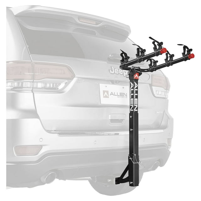 Allen Sports Deluxe 3-Bicycle Hitch Mounted Bike Rack Carrier, 532RR ...