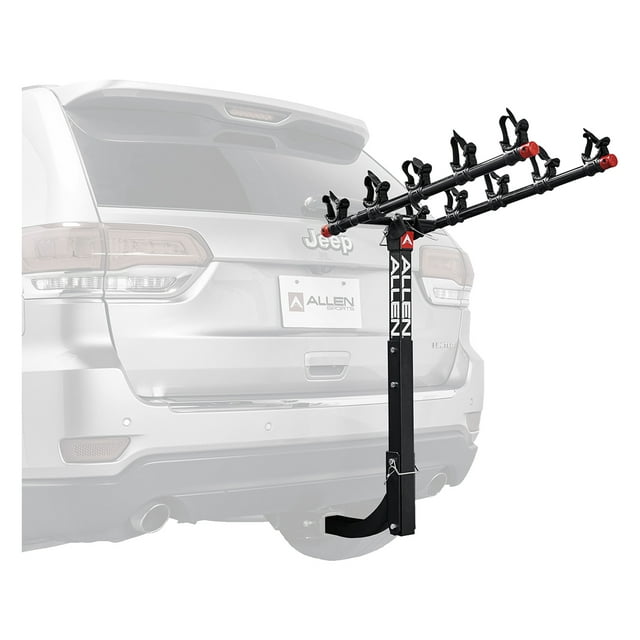 Allen Sports Deluxe Hitch Mounted Bike Rack Carrier for SUV, Tailgate ...