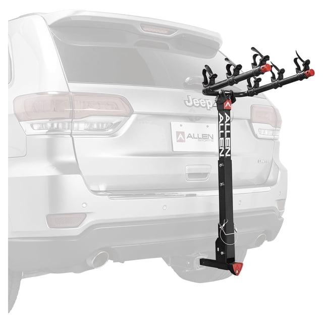 Allen Sports Deluxe Locking Quick Install 3-Bicycle Hitch Mounted Bike ...