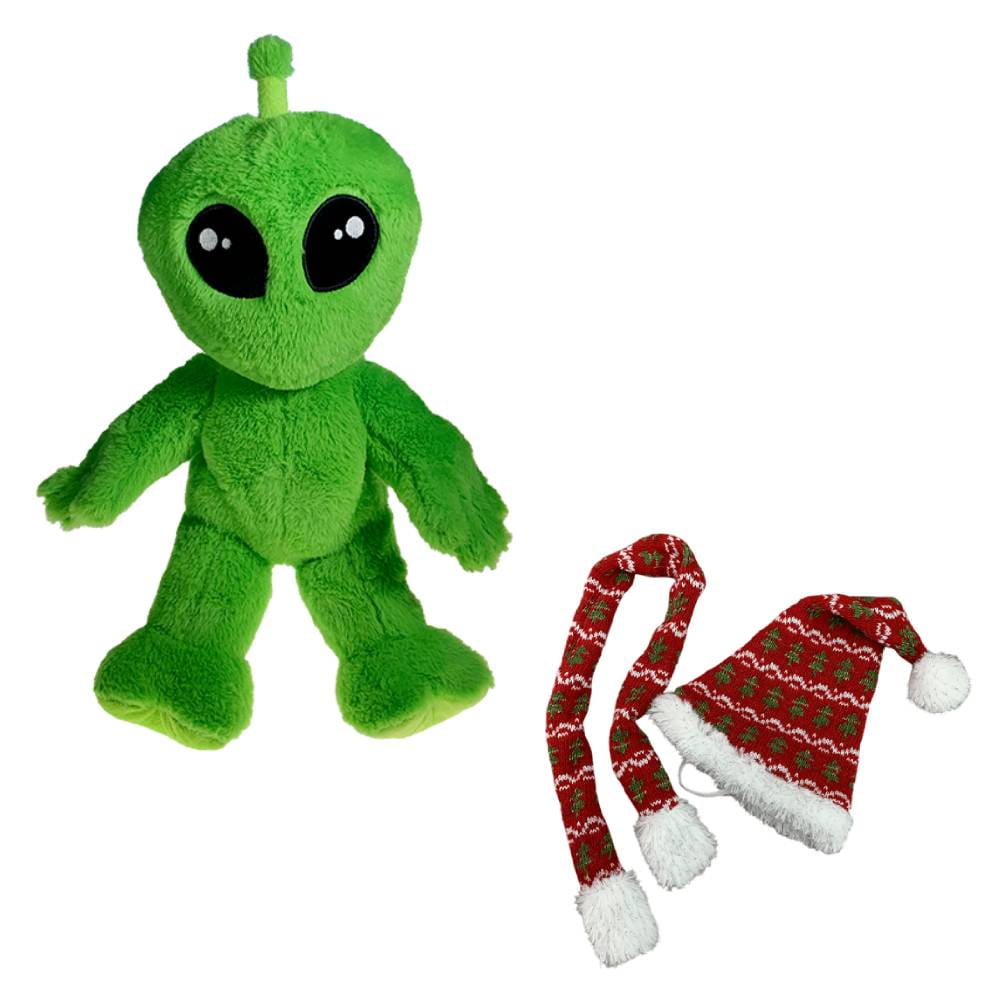 Allen The Alien 16 inch Plush with Festive Knit Hat & Scarf Combo ...