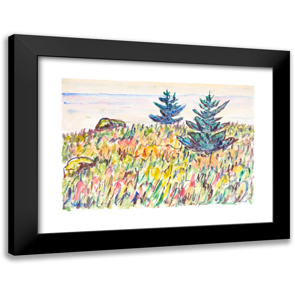 Allen Tucker 14x11 Black Modern Framed Museum Art Print Titled ...