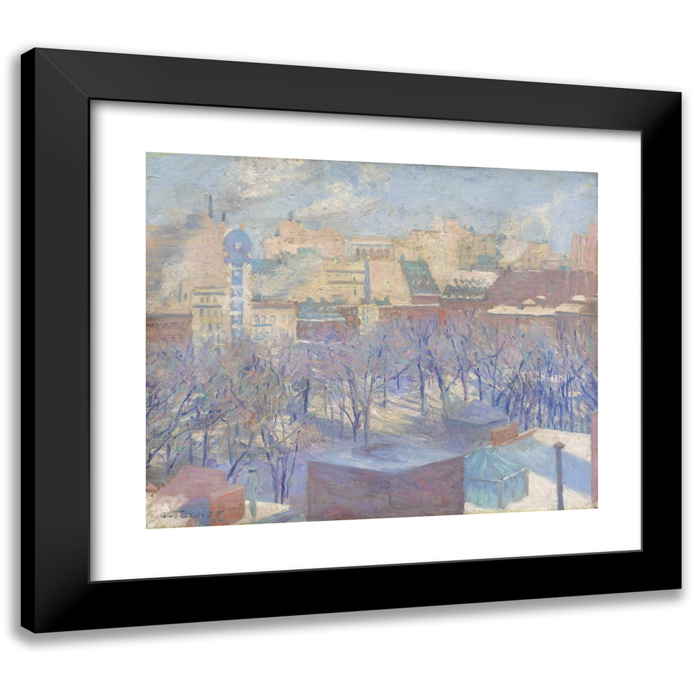 Allen Tucker 14x12 Black Modern Framed Museum Art Print Titled ...