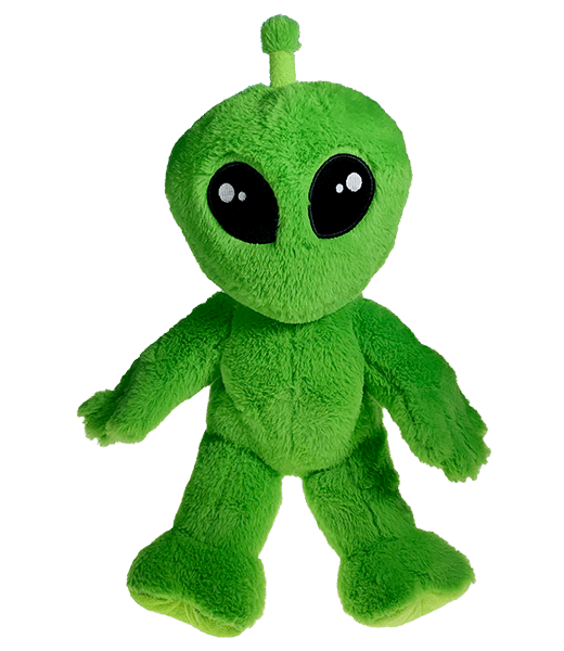Allen the Alien Stuffed Toy Wearing Halloween Witch Costume - Fun and ...