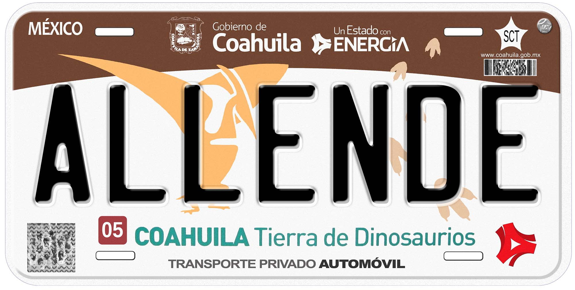 Allende Coahuila Mexico Novelty Car License Plate - Walmart.com