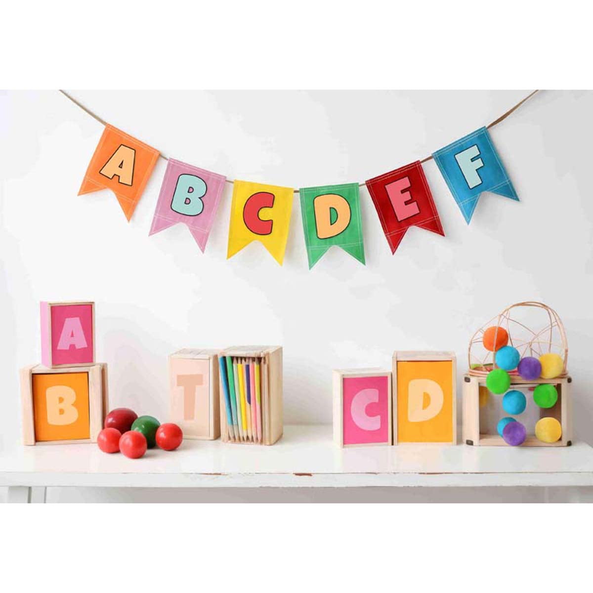 Allenjoy Back to School Photography Backdrop for Kids - Walmart.com