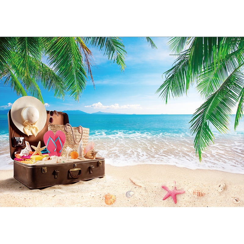 Allenjoy Background For The Aquarium Beach Ocean Seaside Island Vinyl ...