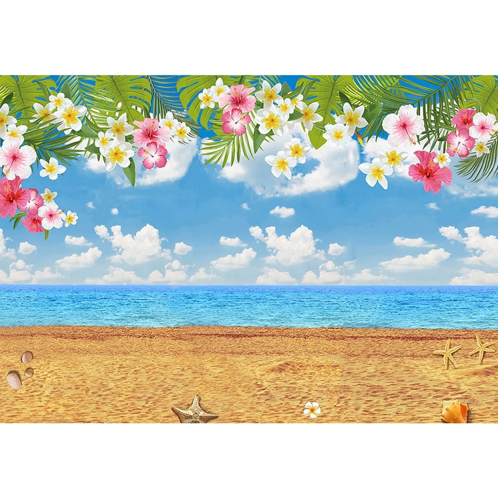 Allenjoy Background For The Aquarium Beach Ocean Seaside Island Vinyl ...